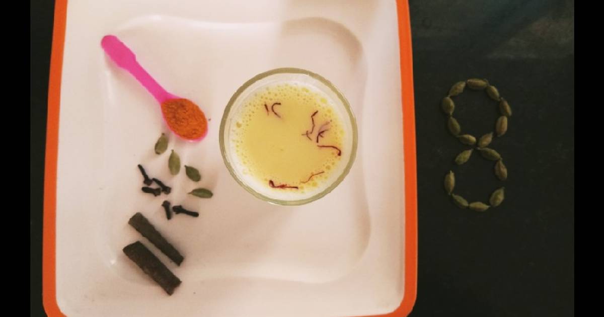 Golden milk Recipe by Divya Patel - Cookpad