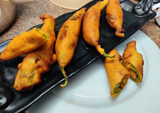Jodhpuri mirchi Recipe by Aish Kaur aggarwal - Cookpad