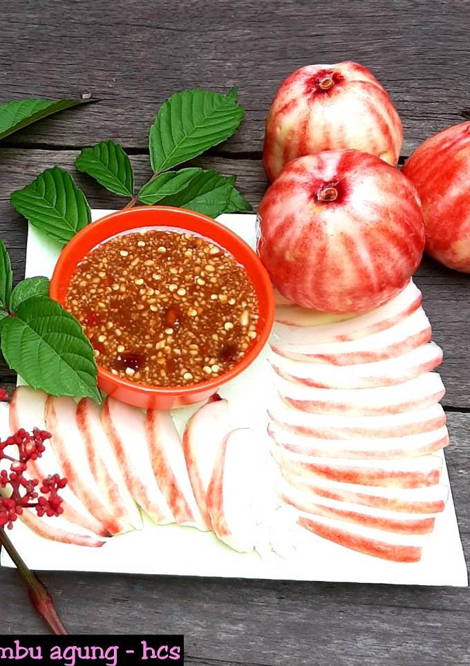 Resep Rujak Jambu Agung / Rujak Jambu Bol oleh HerlinaCs Lim - Cookpad