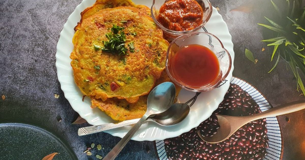Besan Sooji Nutri Roastie /Chilla Recipe by Kumkum Chatterjee - Cookpad