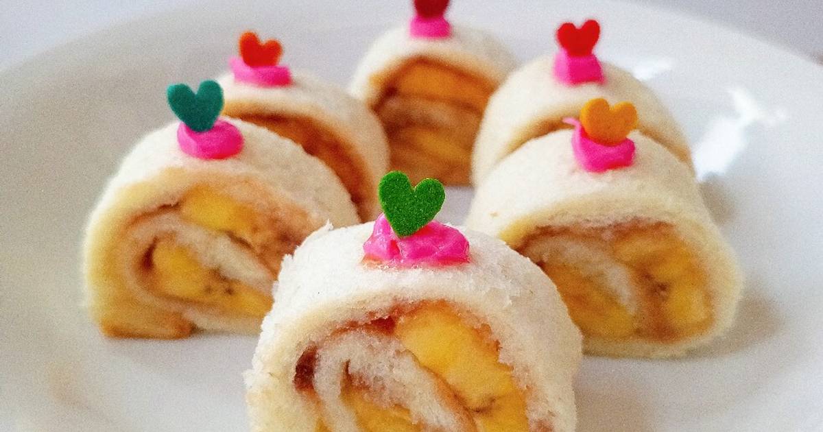 Resep Roti Gulung Pisang Milo oleh Nay's Kitchen - Cookpad