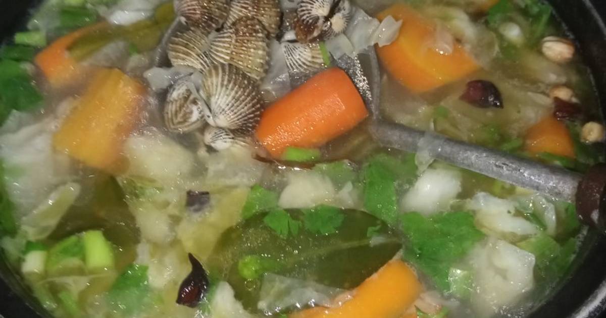 Resep Sup kerang oleh Siti Mubarokah Sukari - Cookpad