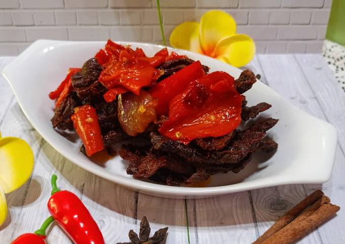 Resep Balado dendeng kering batokok oleh tommy wiriadi putra - Cookpad