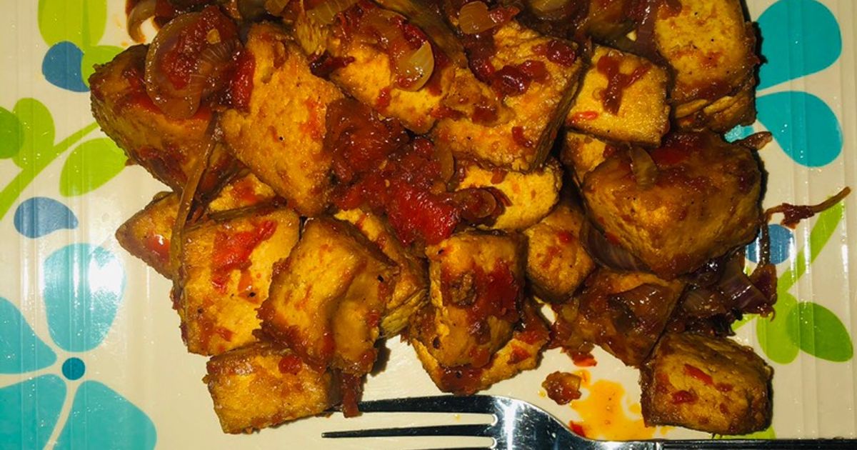 Peppered Awara (Tofu) Recipe by Mamimajema - Cookpad
