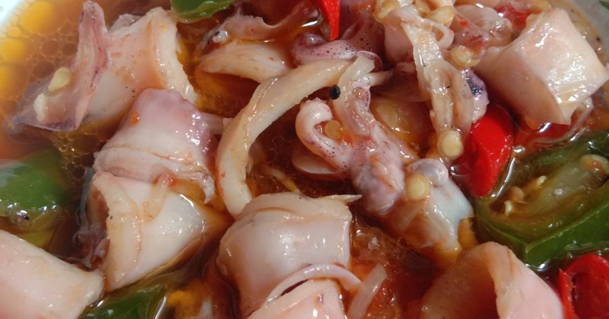 Resep Cumi Oseng cabai hijau oleh Kholis Mursidah - Cookpad
