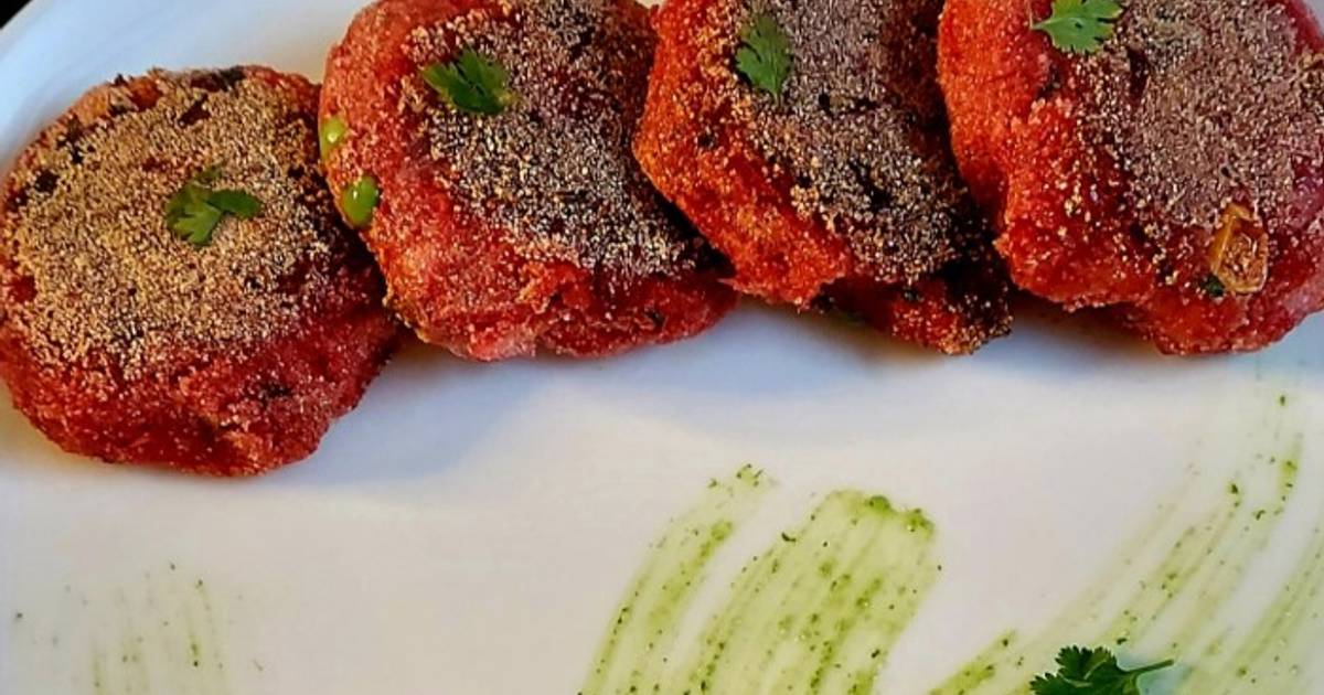 Beetroot Cutlet Recipe by Renu Pushpendra Tyagi - Cookpad