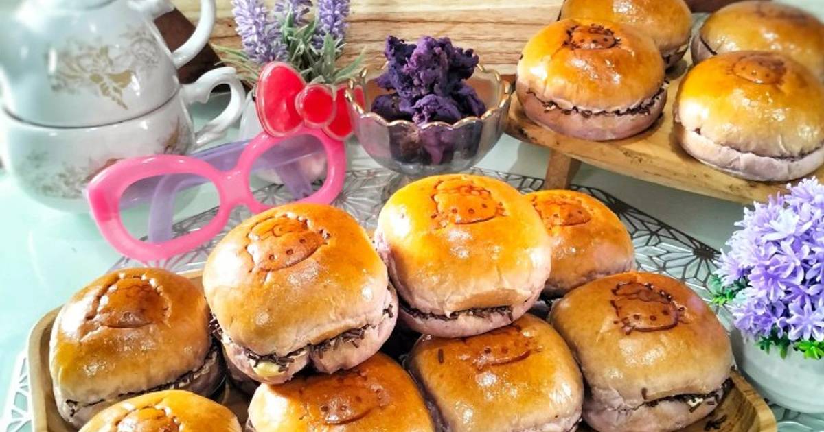 Resep Roti smeer ubi ungu oleh Yenny Laurensia - Cookpad