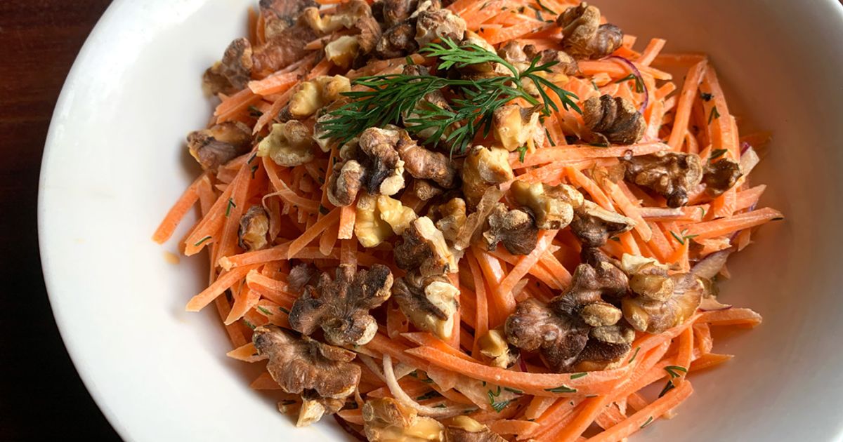 Carrot, Dill & Walnuts Salad Recipe by Hiroko Liston - Cookpad