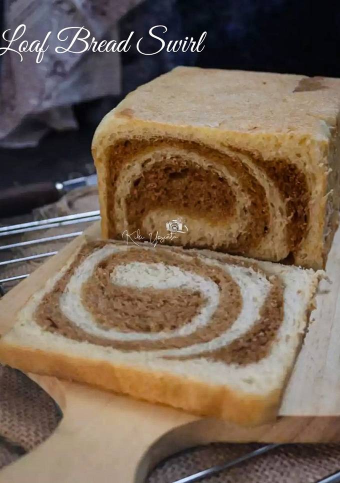 Resep LOAF BREAD SWIRL Metode Poolish oleh Clarissa's Kitchen - Cookpad