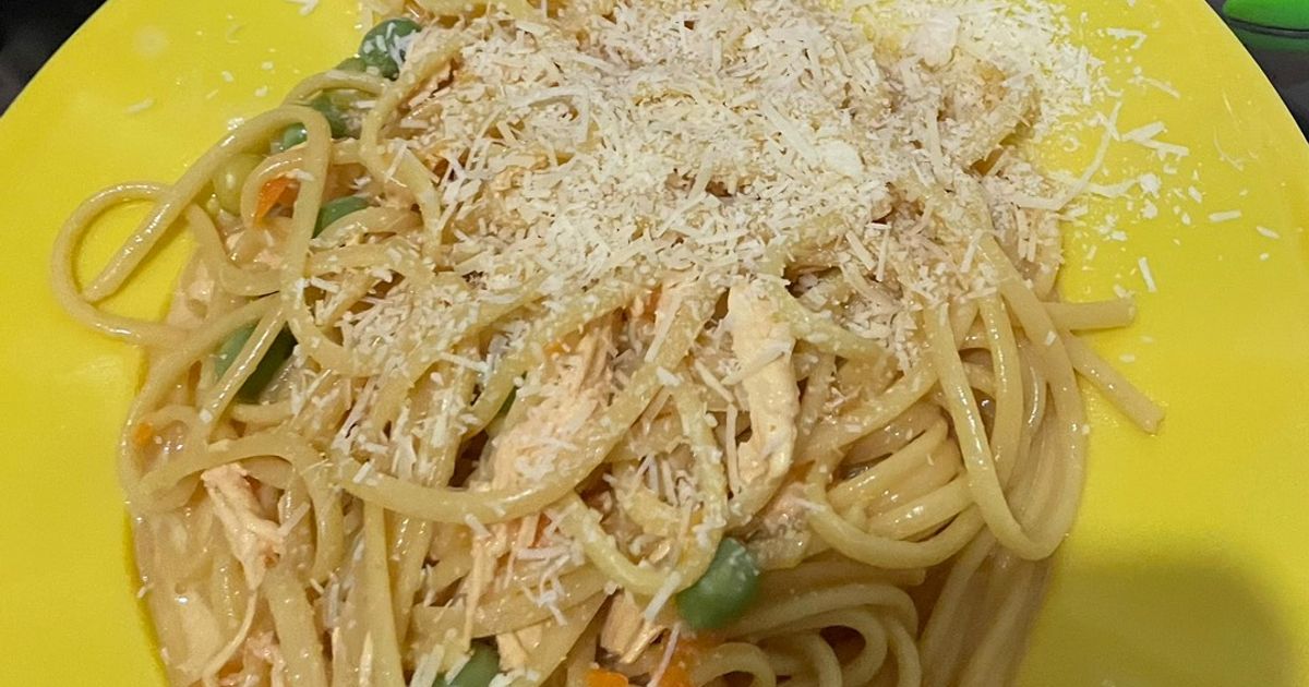 Spaghetti Con Pollo Y Arveja (Receta De Mi Abuela) 👵🏼 Receta de ...