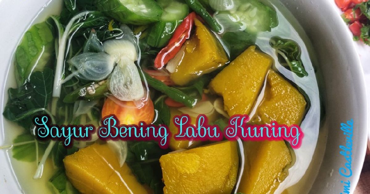 Resep bening labu panjang hijau rumahan enak dan mudah - Cookpad