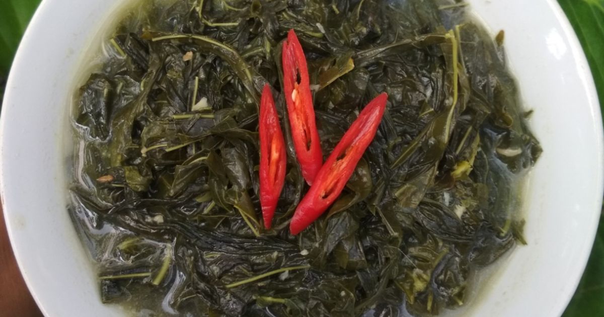 Resep Sayur Daun Singkong Santan oleh Yuli_susie - Cookpad