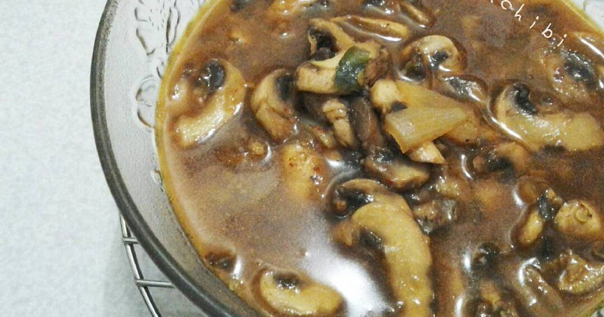 Resep Semur Jamur Kancing Pedas Sederhana oleh Nurul Fathimah - Cookpad