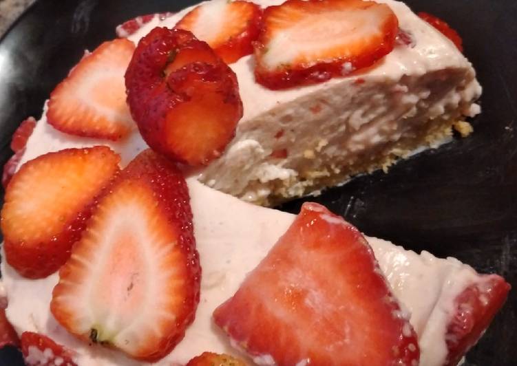 Mini Cheesecake de frutilla Receta de Gladis Ocampo- Cookpad