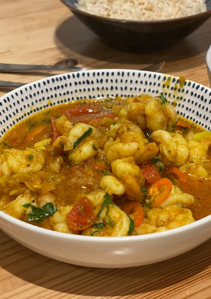 Simple Curry Shrimp or Prawn Recipe by Diff Lim - Cookpad