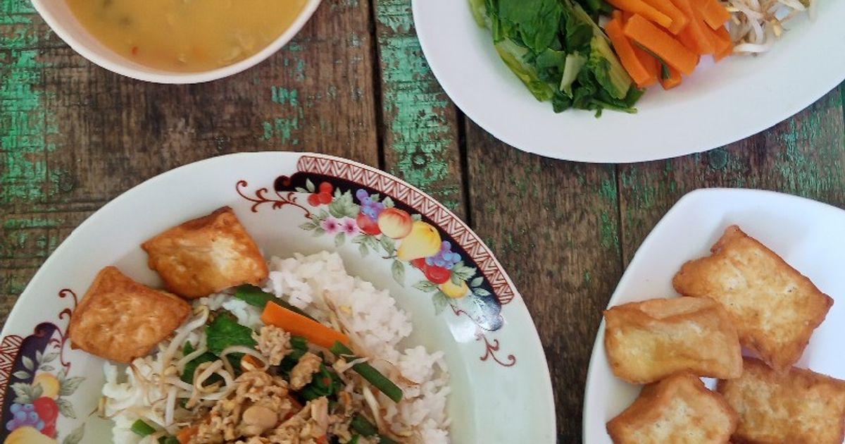 Resep lauk pendamping nasi pecel rumahan enak dan mudah - Cookpad