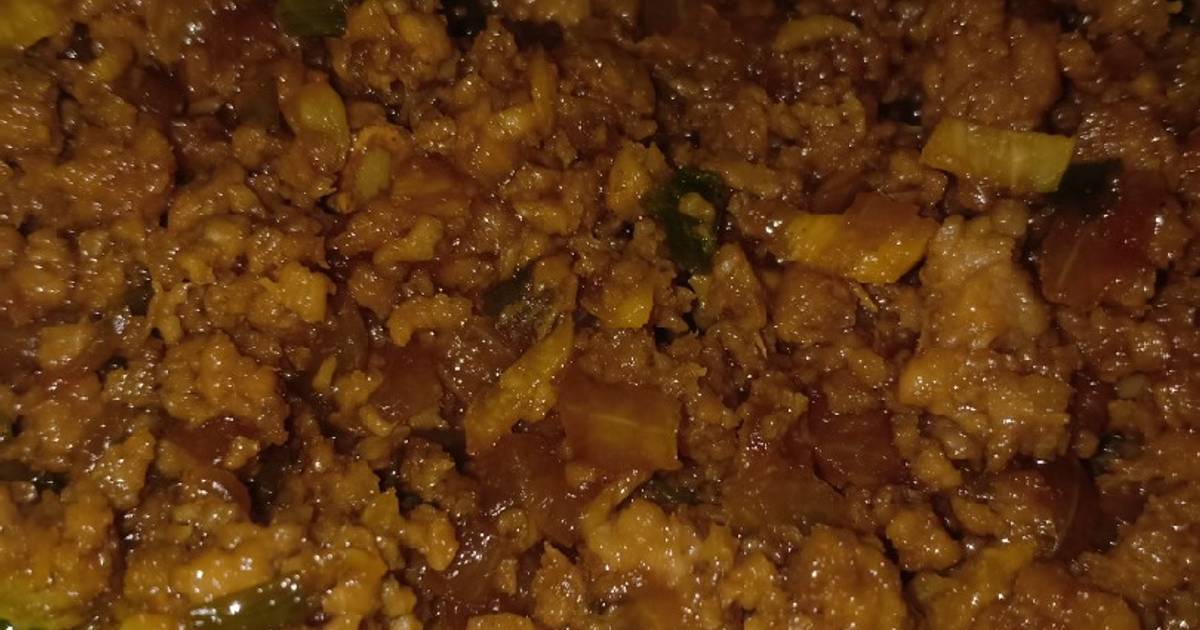 Resep Daging sapi giling kecap saus tiram (1years+) oleh Tiqqha ...