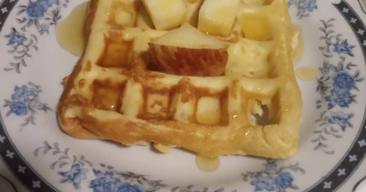 Waffle con miel - 80 recetas caseras- Cookpad