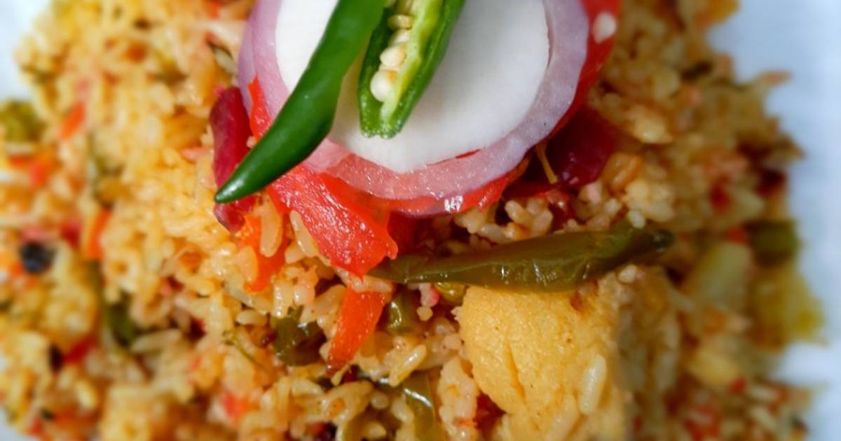 Vegetable Pulaw Recipe by Uzma Syed - Cookpad