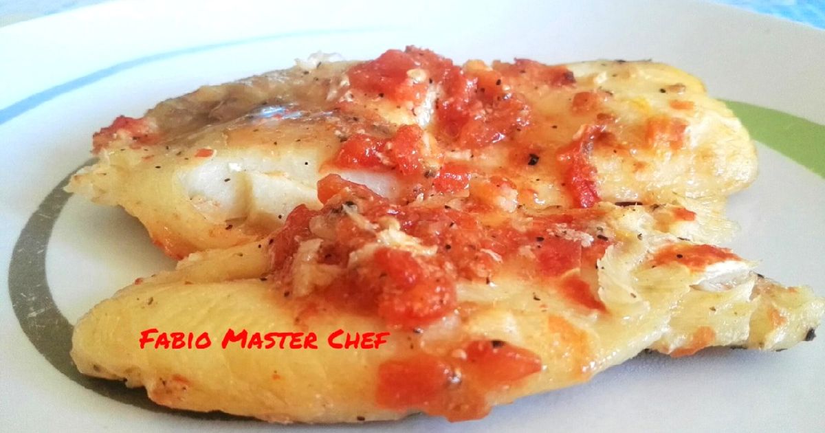 Ricetta Filetti Di Persico Con Pomodorini Freschi Al Forno di Fabio Del ...