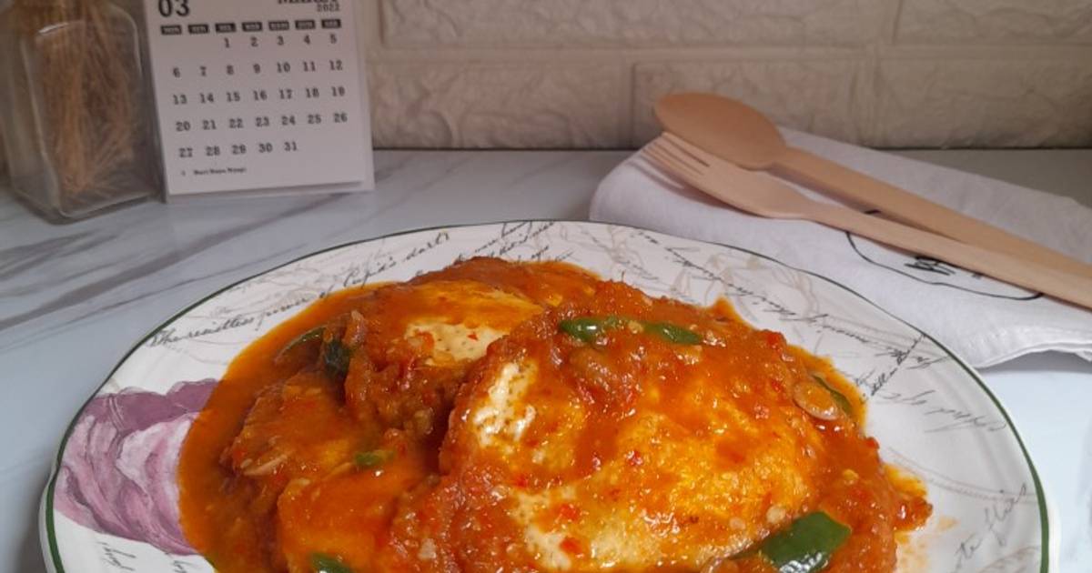 Resep Telur Pedas Bumbu Tauco oleh Wilda Wily - Cookpad