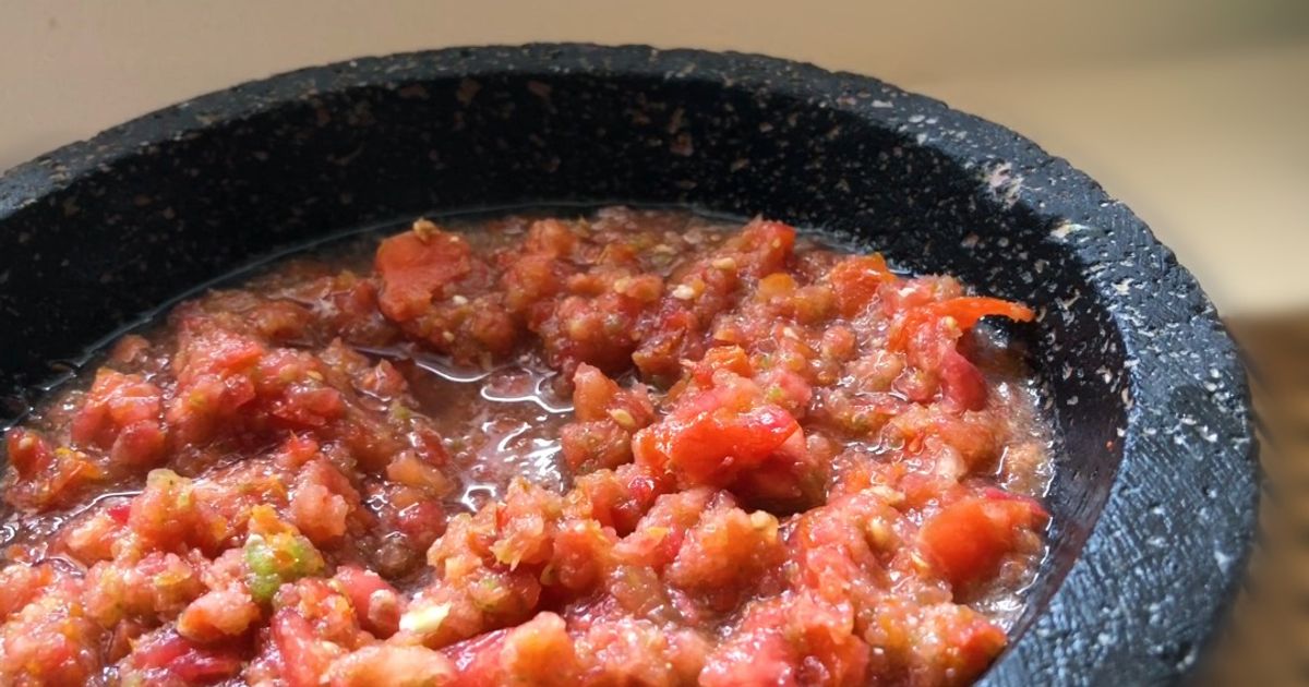 Salsa De Pollo Feliz | Salsa De Jitomate Cruda Receta de Comidas de un ...