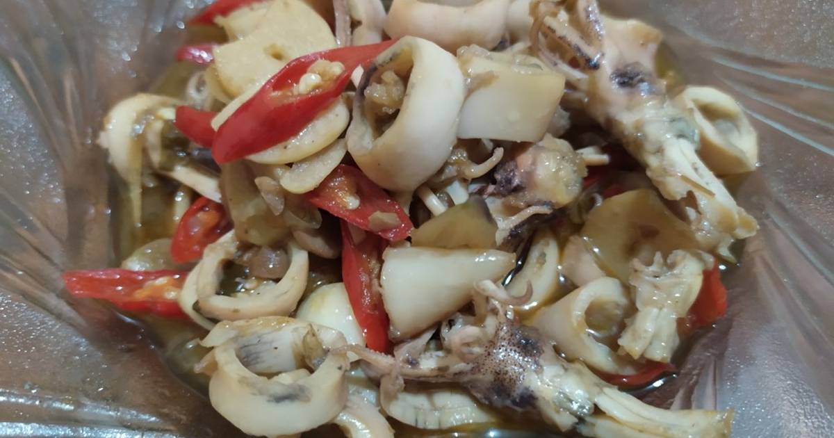 Resep Cumi Sambal Tauco oleh RizKitchen - Cookpad
