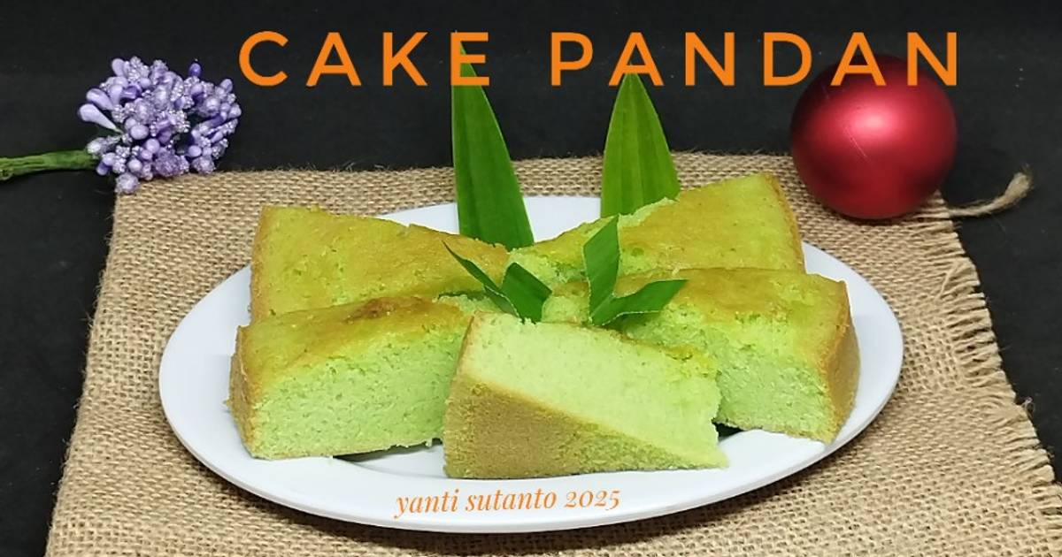 Resep Cake Pandan oleh yanti sutanto - Cookpad