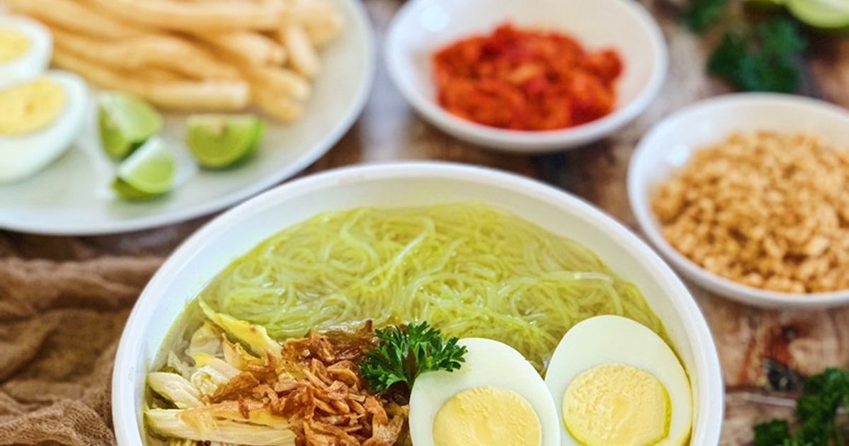 Soto Ayam (Indonesian Yellow Chicken Soup) Recipe By Jenscookingdiary