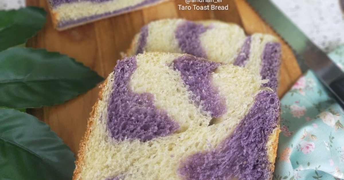 Resep Taro Toast Bread (Tanpa Ulen) oleh Bunda Ei - Cookpad