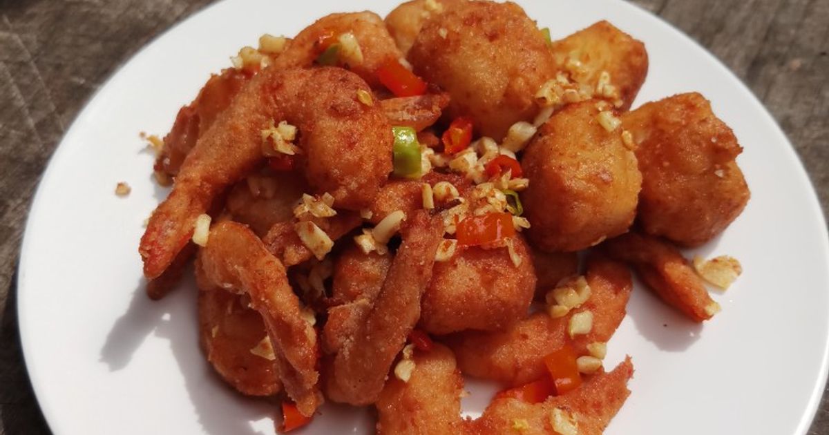 Resep Udang & Tahu Cabai Garam oleh ayudiah - Cookpad