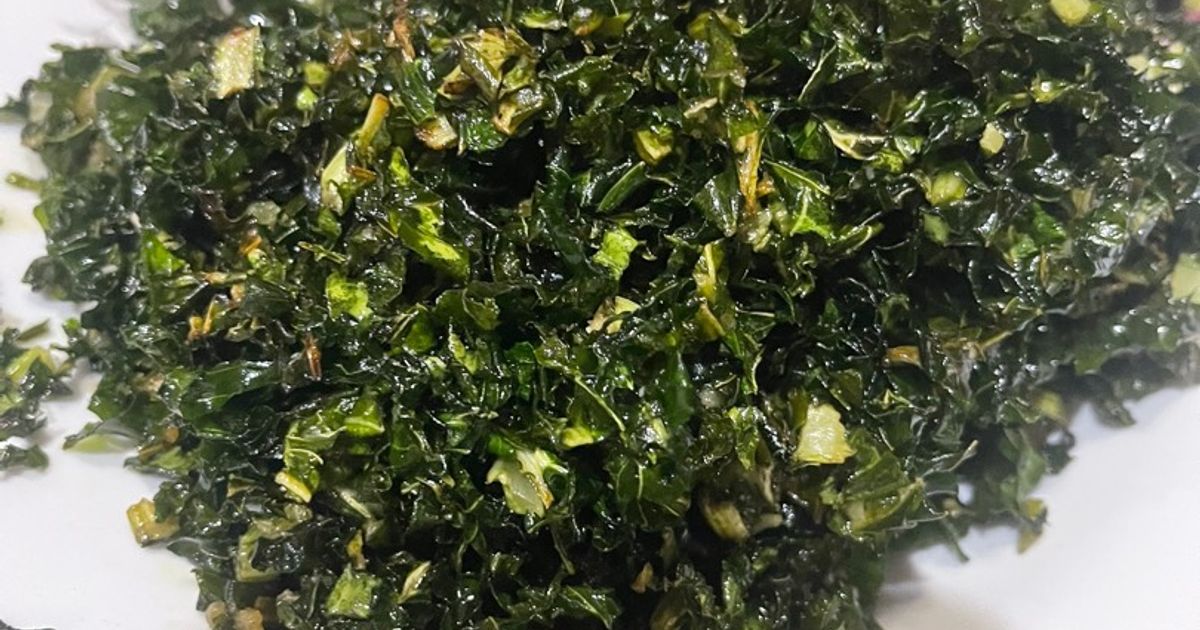 Resep Sawi / Cai Sim Krispi Kw Furikake oleh shy_kitchen - Cookpad