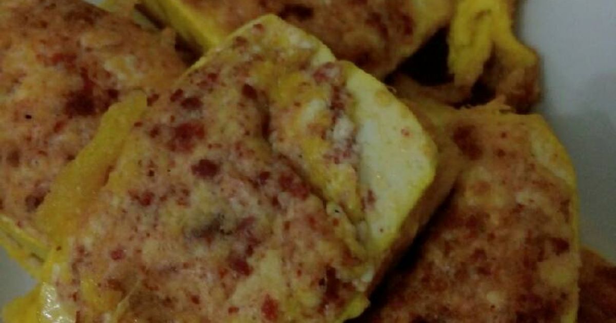 Resep tahu kuning telur kornet rumahan enak dan mudah - Cookpad