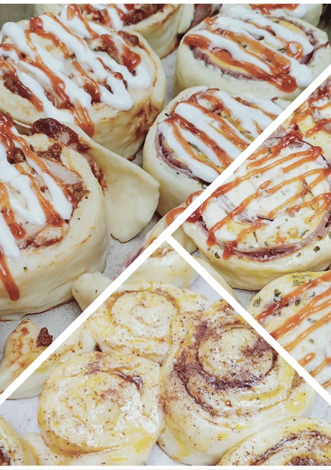 Resep Roti Gulung (Pizza Roll, Cinamon Roll, Beef Cheese Roll) oleh ...