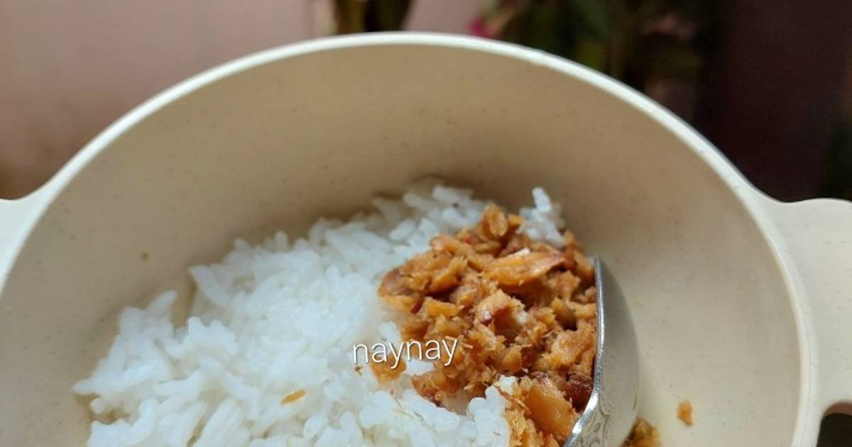 Resep Rabuk Ikan Salmon (MPASI 12m+) oleh NayNay - Cookpad