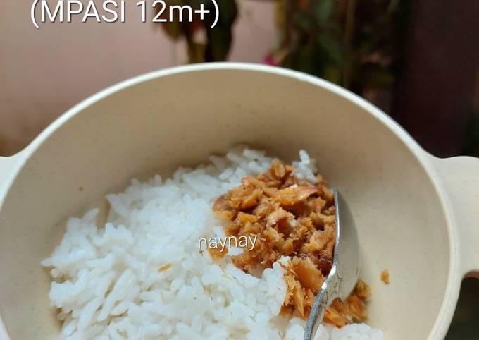 Resep Rabuk Ikan Salmon (MPASI 12m+) oleh NayNay - Cookpad