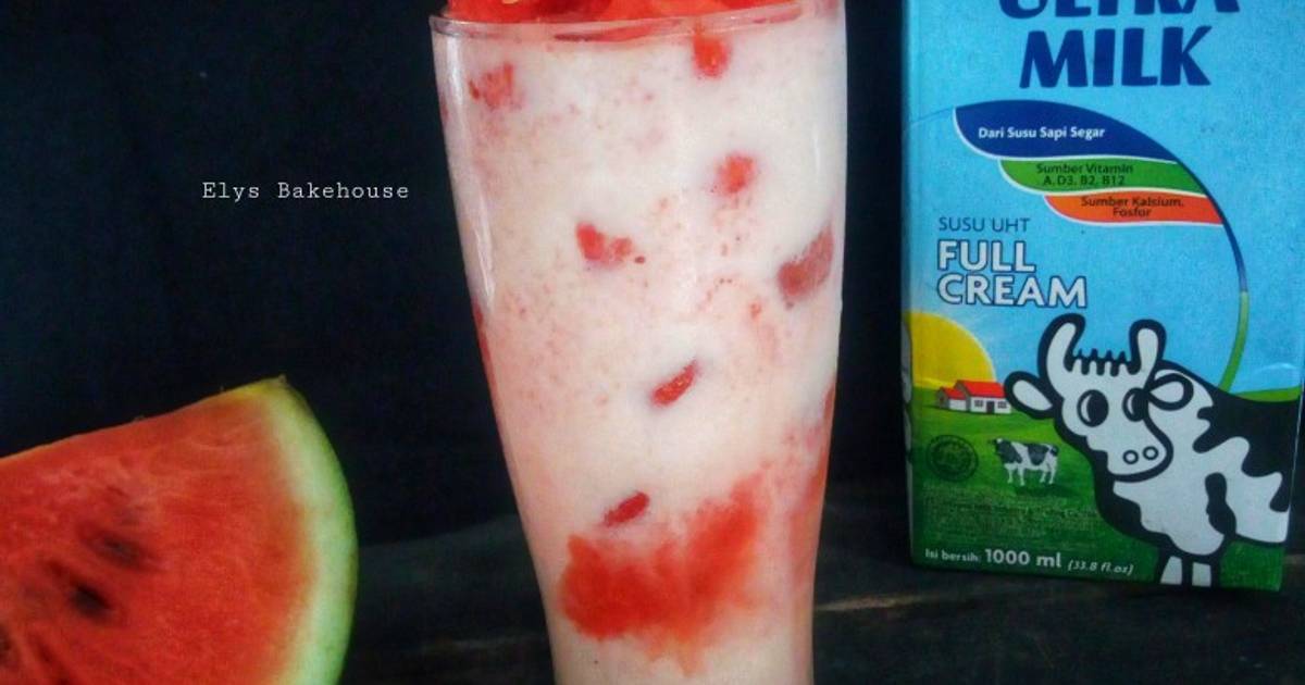 Resep Es Susu Semangka oleh Elys Diana - Cookpad