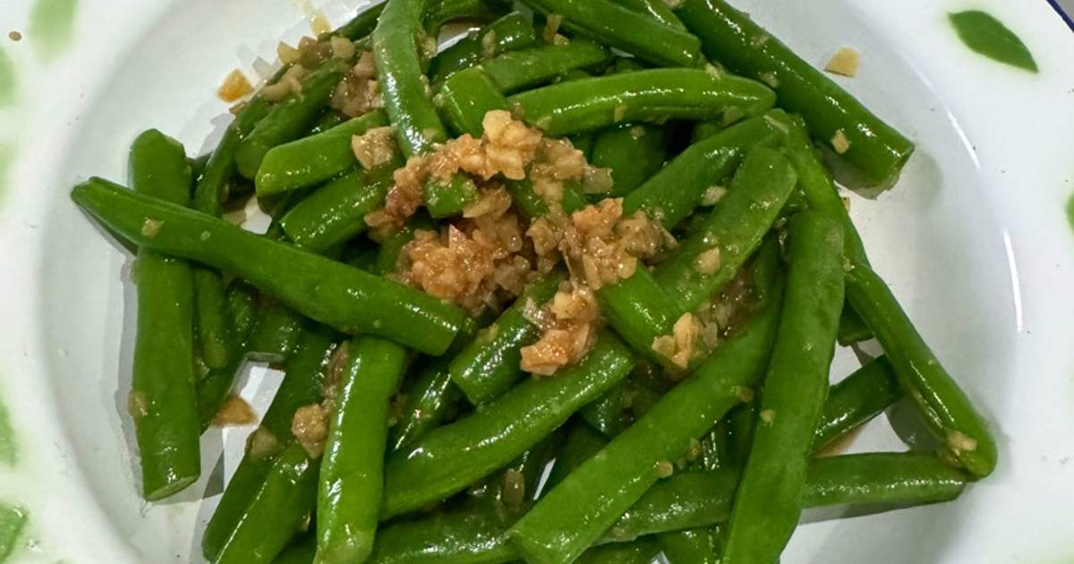 Resep Tumis buncis bawang putih oleh Margareth Juniarti - Cookpad