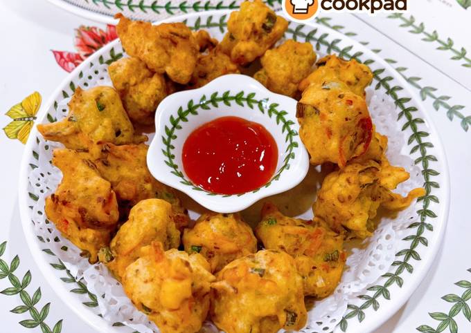Resipi 👩‍🍳Cucur Bawang Sayur oleh Mahadiah - Cookpad