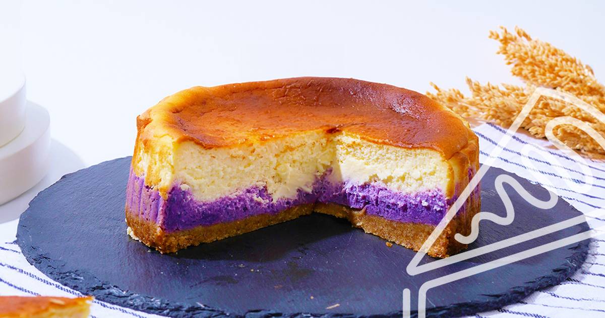 Resep Taro Basque Cheesecake oleh Rich Products Indonesia - Cookpad