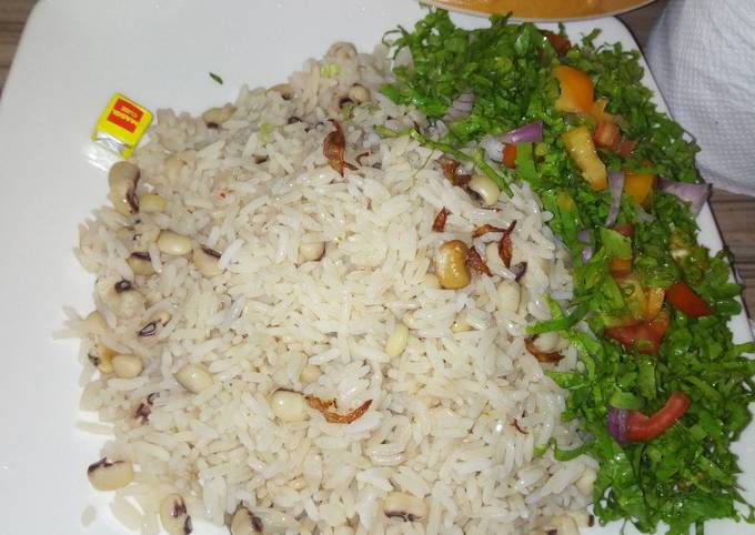 Shinkafa da wake Recipe by Fatimah Birma - Cookpad