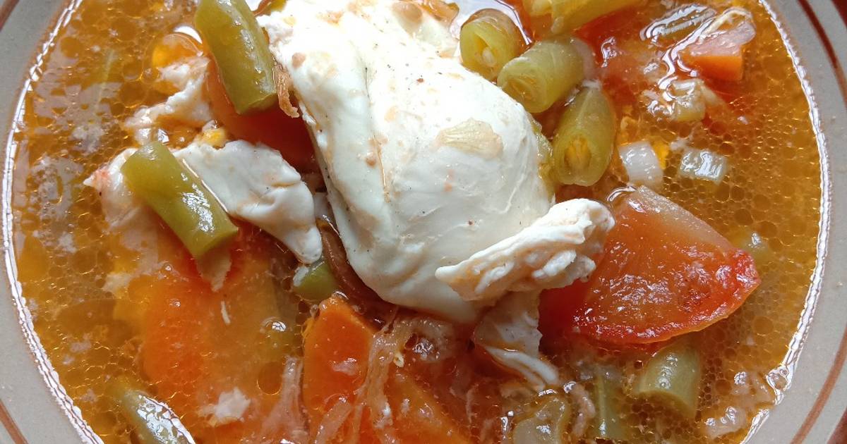 Resep Sup Telur Sayuran oleh DAPUR RAME - Cookpad