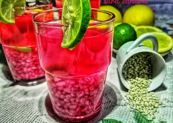 Resipi Barli sirap lemon dan limau nipis. #Minuman #MarathonRaya # ...