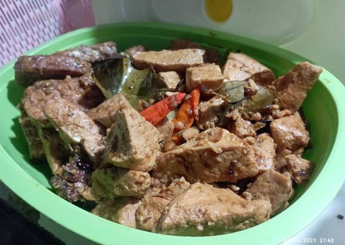 Resep Tahu & Tempe bacem oleh Indri Yanie - Cookpad