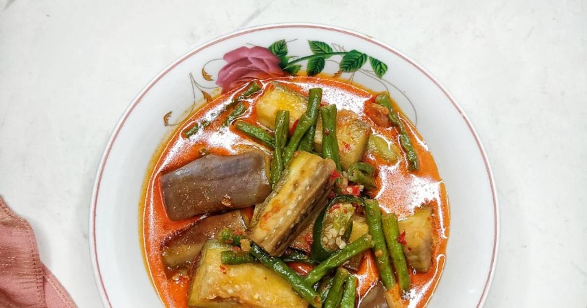 257 resep sayur terong hijau santan cabe hijau enak dan mudah - Cookpad