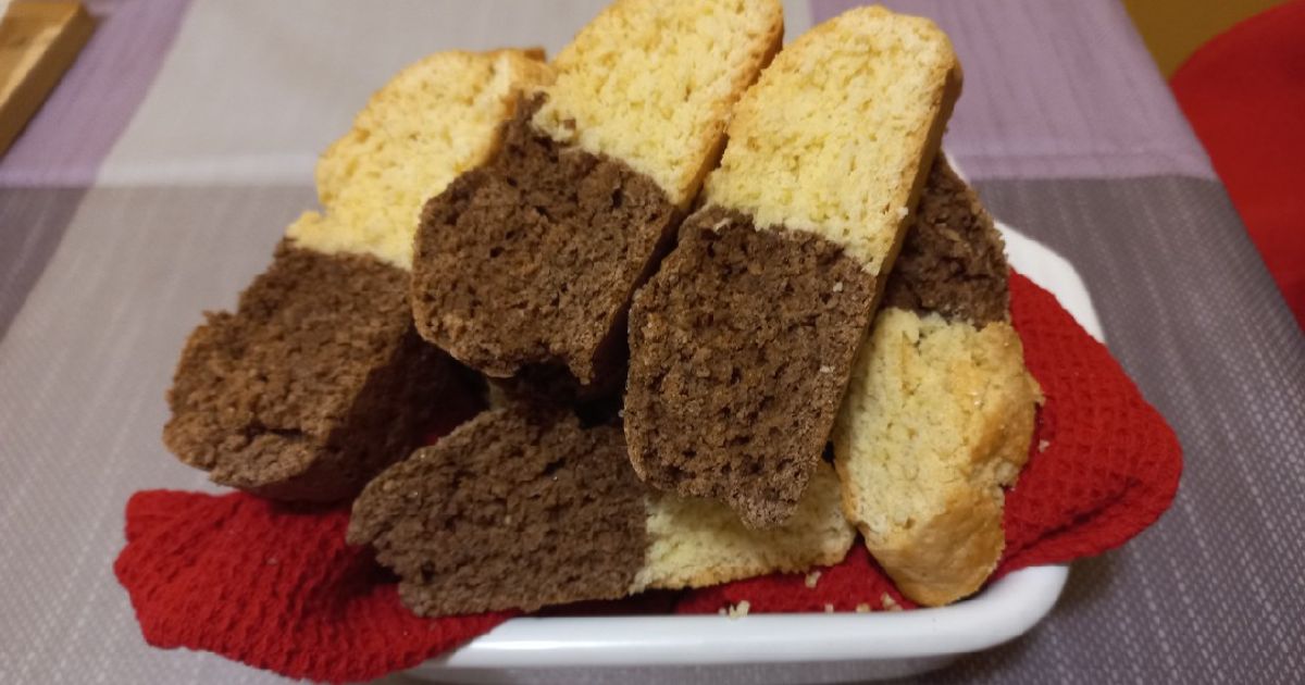 Ricetta Biscottoni Parigini Siciliani Bicolore Da Inzuppo di #La ...