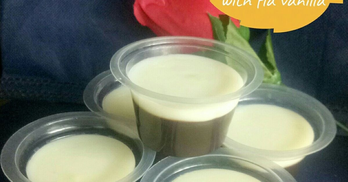 Resep Puding Coklat With Vla Vanilla oleh 🍳Dapoeranasans🍮 - Cookpad