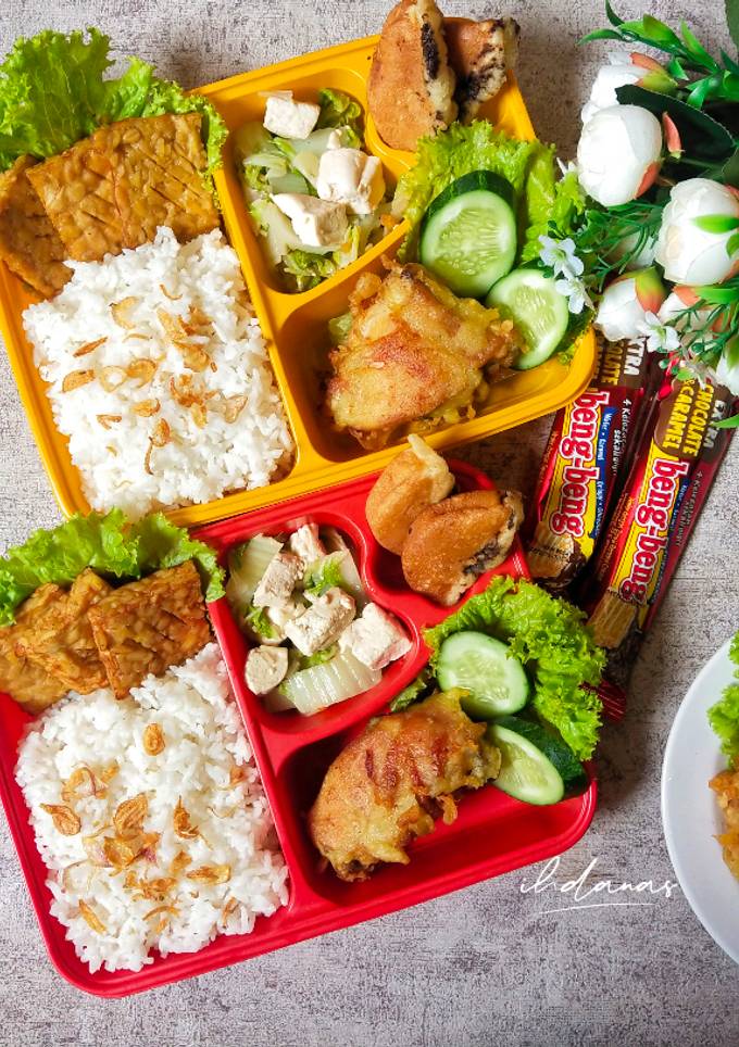 Resep Bento Box Menu 4 Bintang oleh ihdanas - Cookpad
