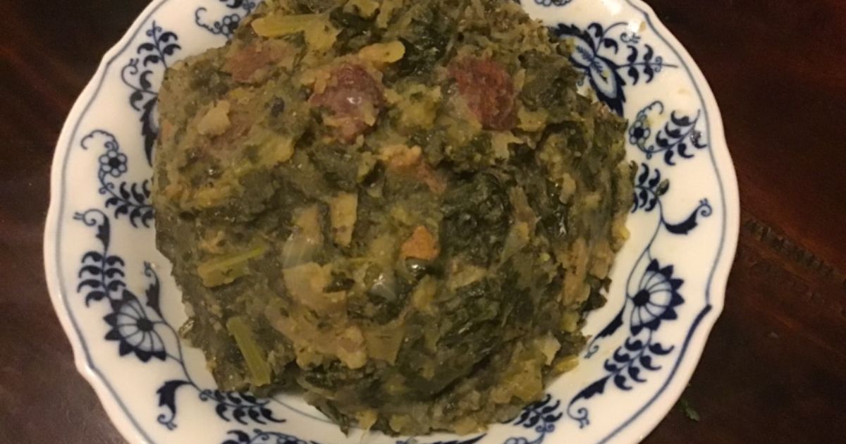 California Farm Kale Mash Dinner Recipe by Hobby Horseman