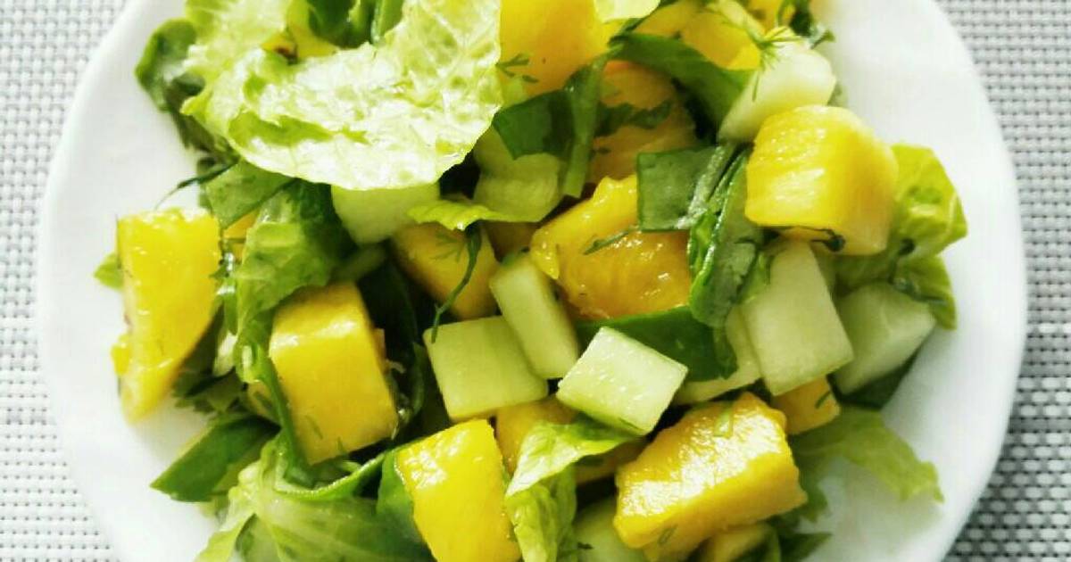 Ensalada de Piña, Espinaca y Lechuga Receta de Johanna - Cookpad